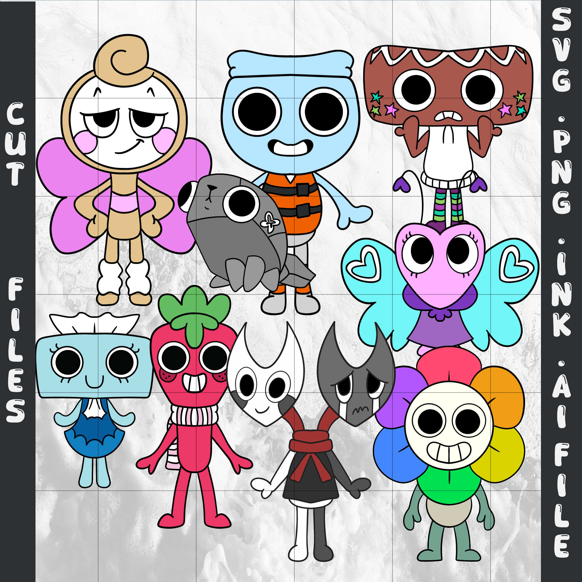 Dandy World Tisha,Sprout,Razzle Dazzle,Pebble,Glisten,Finn,C | Inspire ...