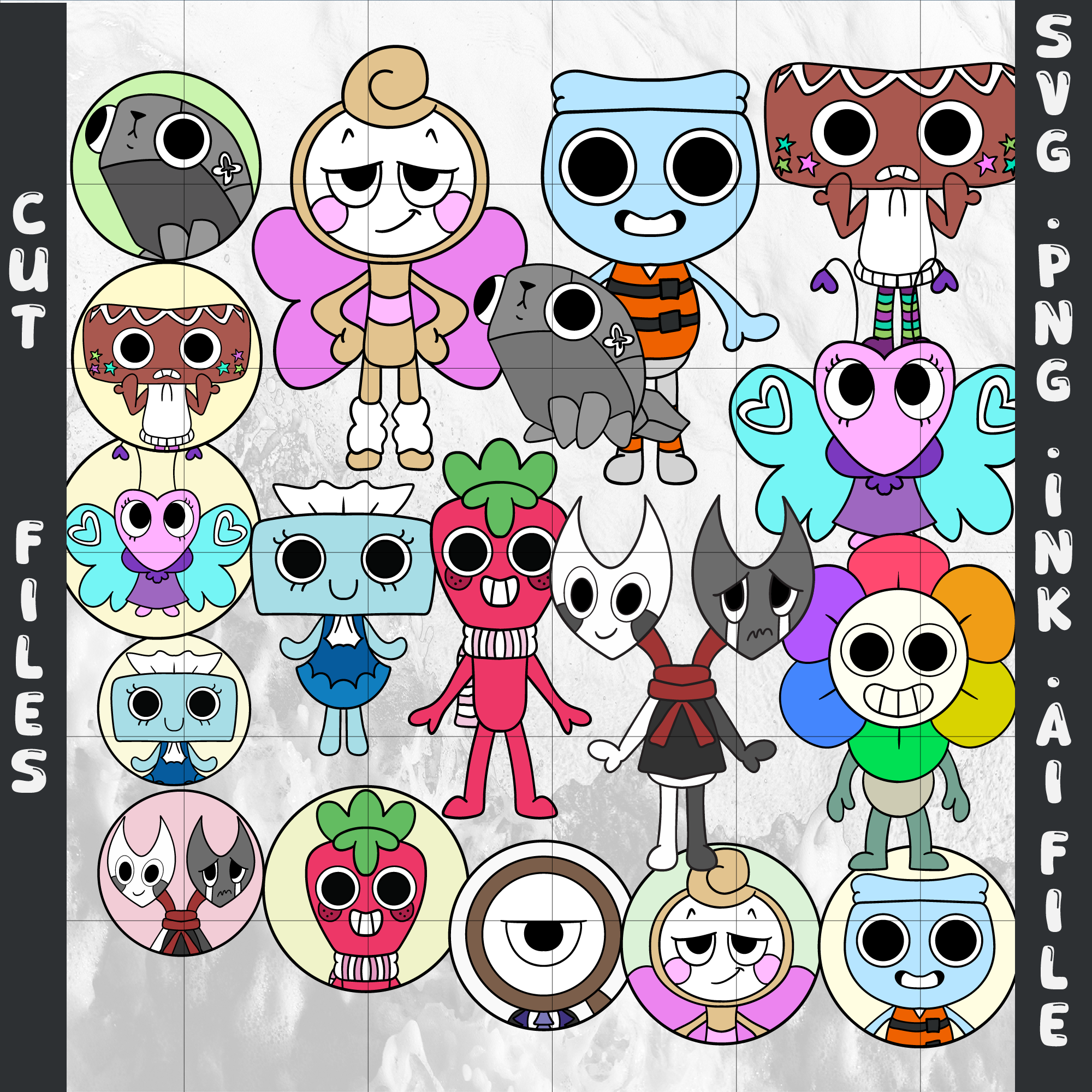 Bundle Dandy World Tisha,Sprout,Razzle Dazzle,Pebble,Glisten | Inspire ...