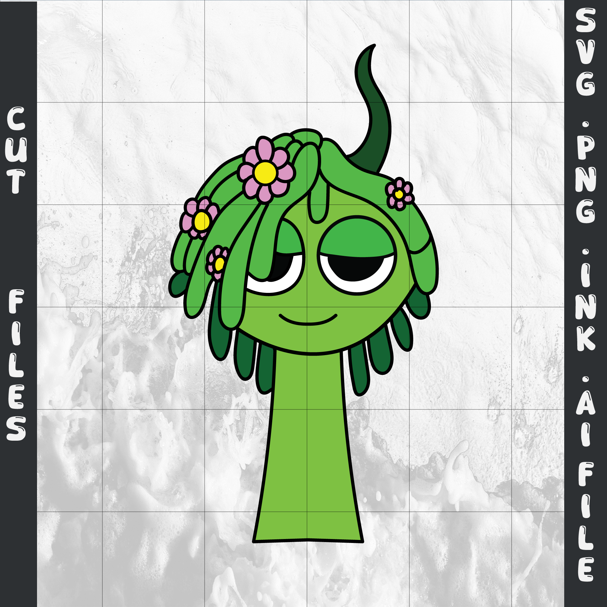 Sprunki Increedibox Green Vineria SVG, PNG, Ink ,Green Viner | Inspire ...