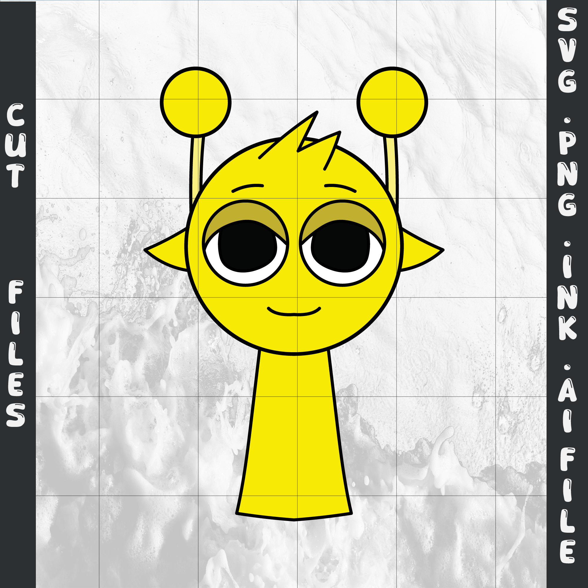 Sprunki Increedibox Simon. SVG, PNG, Ink ,Simon. Coloring pa | Inspire ...