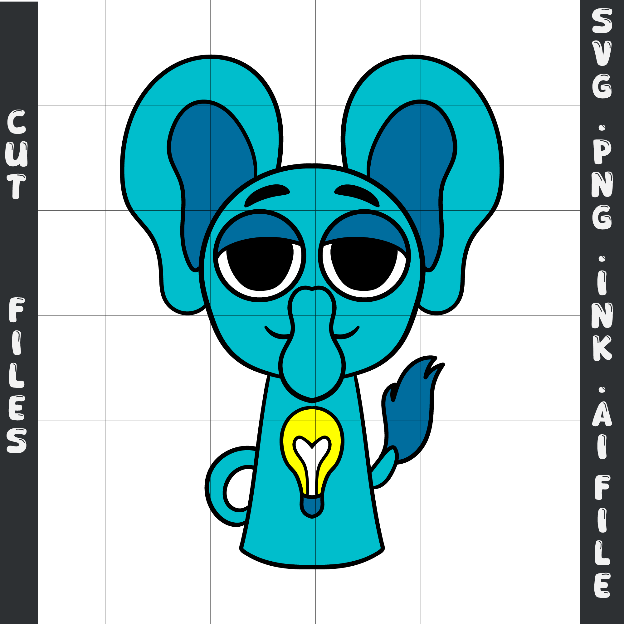 Editable Sprunki SVG,Png Bubba Bubbaphant,Incredibox Colorin | Inspire ...