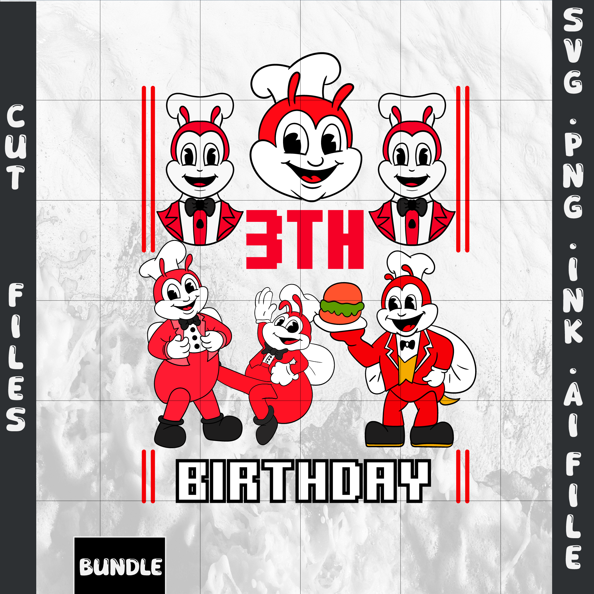 Customizable Jollibee SVG, Jollibee Sticker, Jollibee PNG, J | Inspire ...