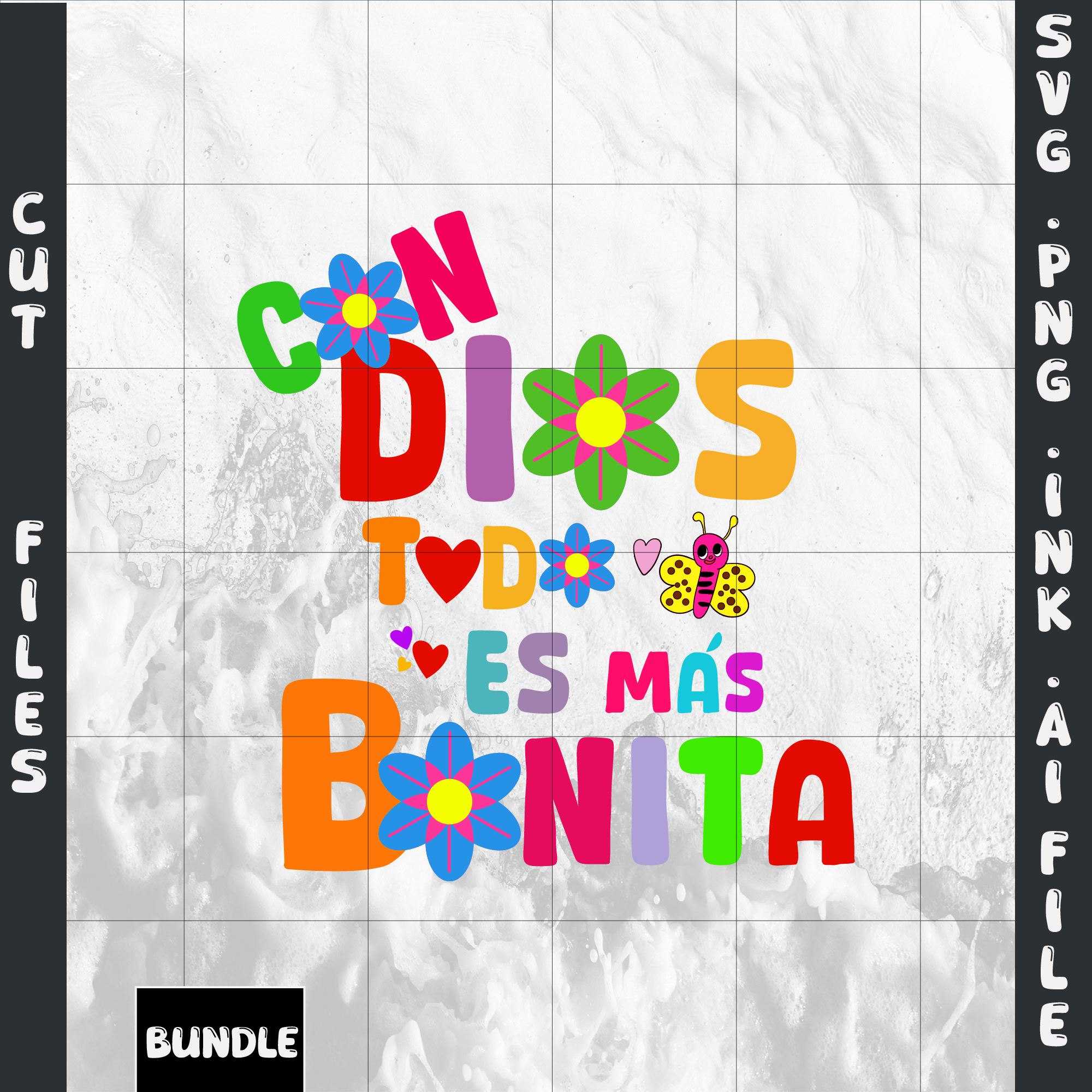Customizable Karol G Png, SVG, PDF Con Dios todo es mas boni | Inspire ...