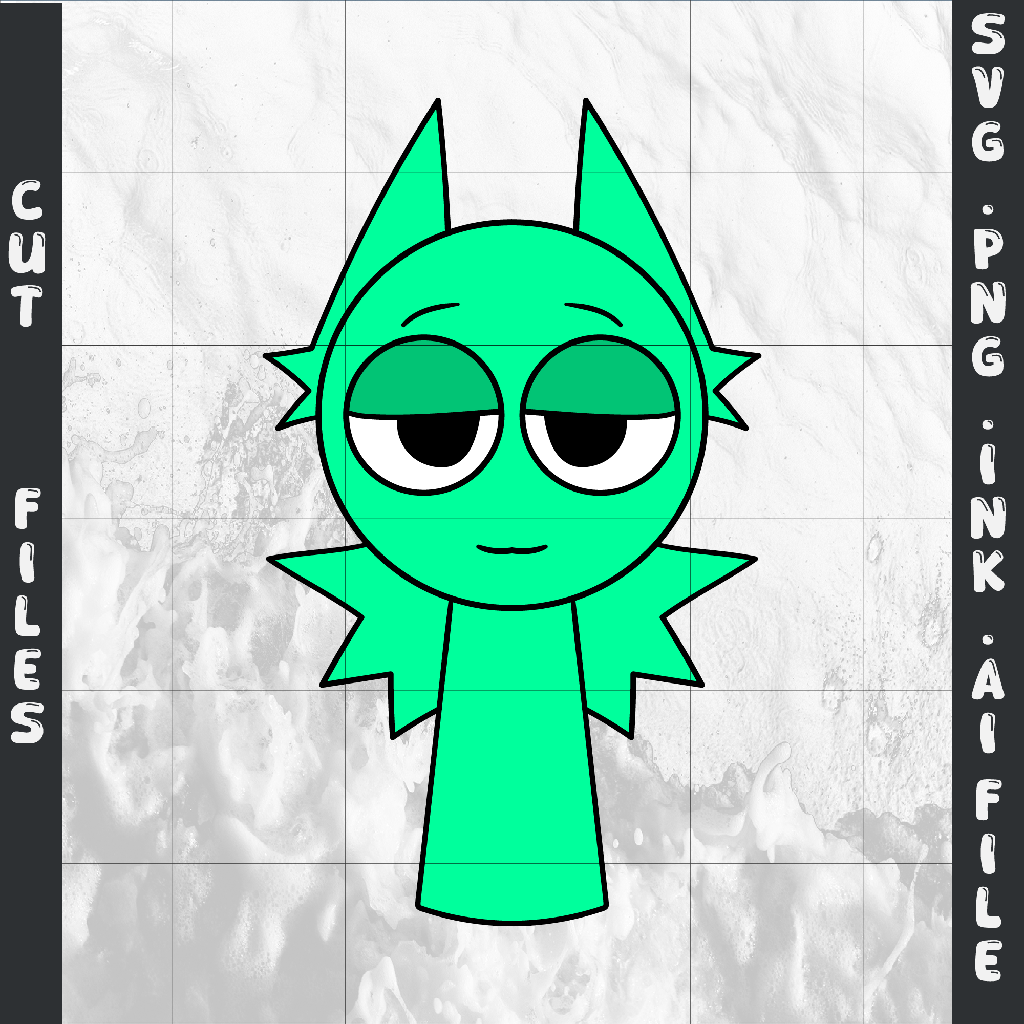 Editable Sprunki SVG,Png Sprunki Bri,Incredibox Coloring pag | Inspire ...