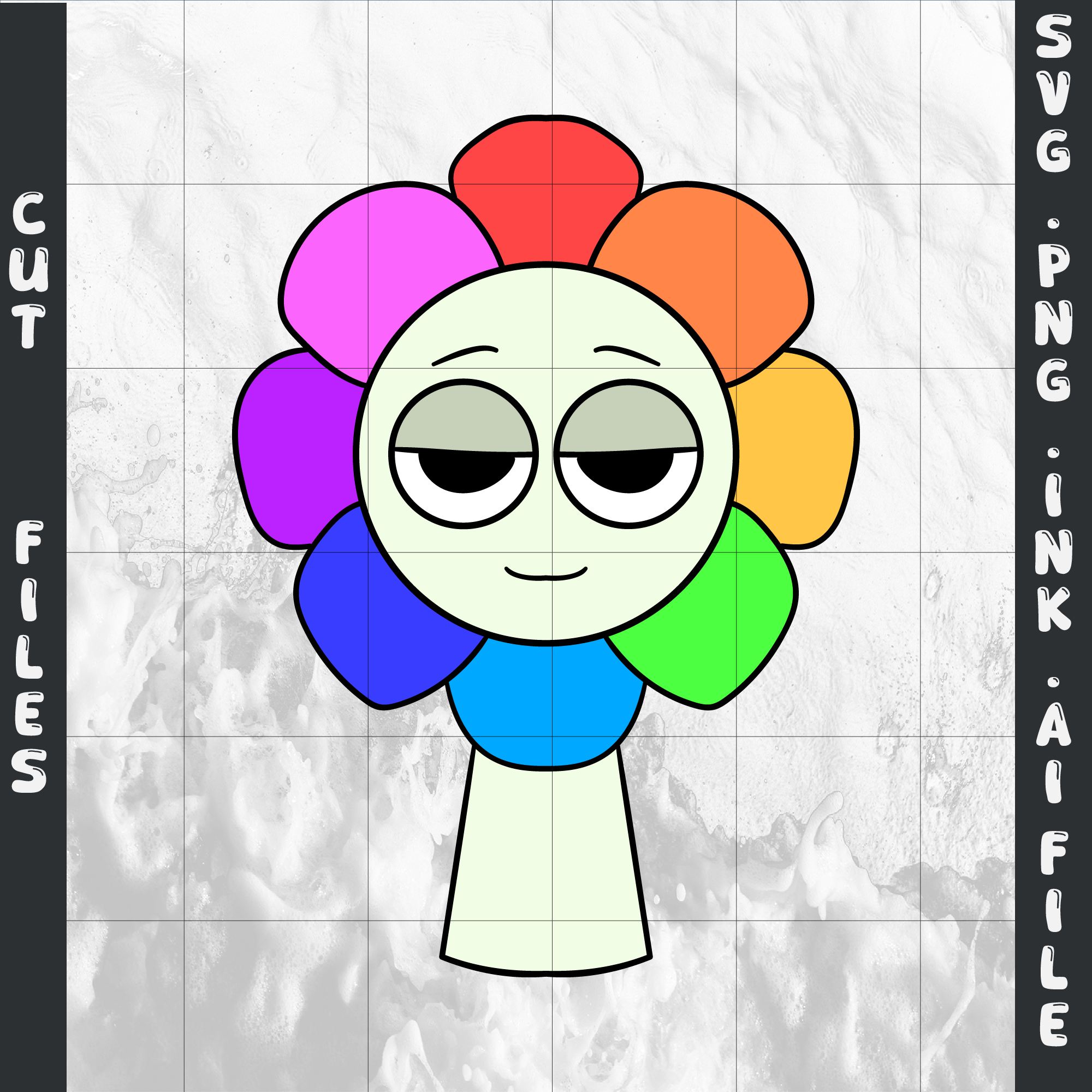 Editable Sprunki SVG,Png Sprunki Dandy,Incredibox Coloring p | Inspire ...