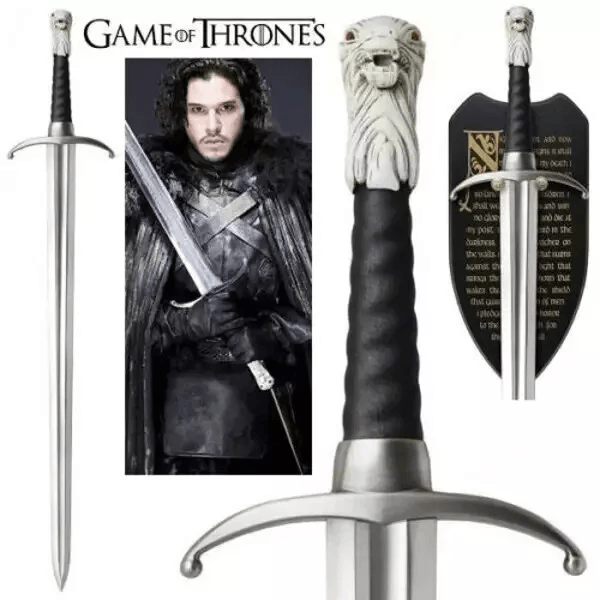 40" Stainless Steel JON SNOW Sword Replica From GOT Series , | Inspire ...