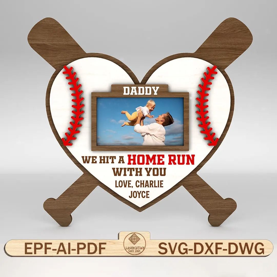 Personalized We Hit A Home Run With You Sign SVG, Baseball D | Inspire ...