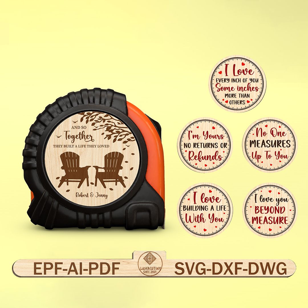 Personalized Couple And So Together They Built A Life Tape M | Inspire ...