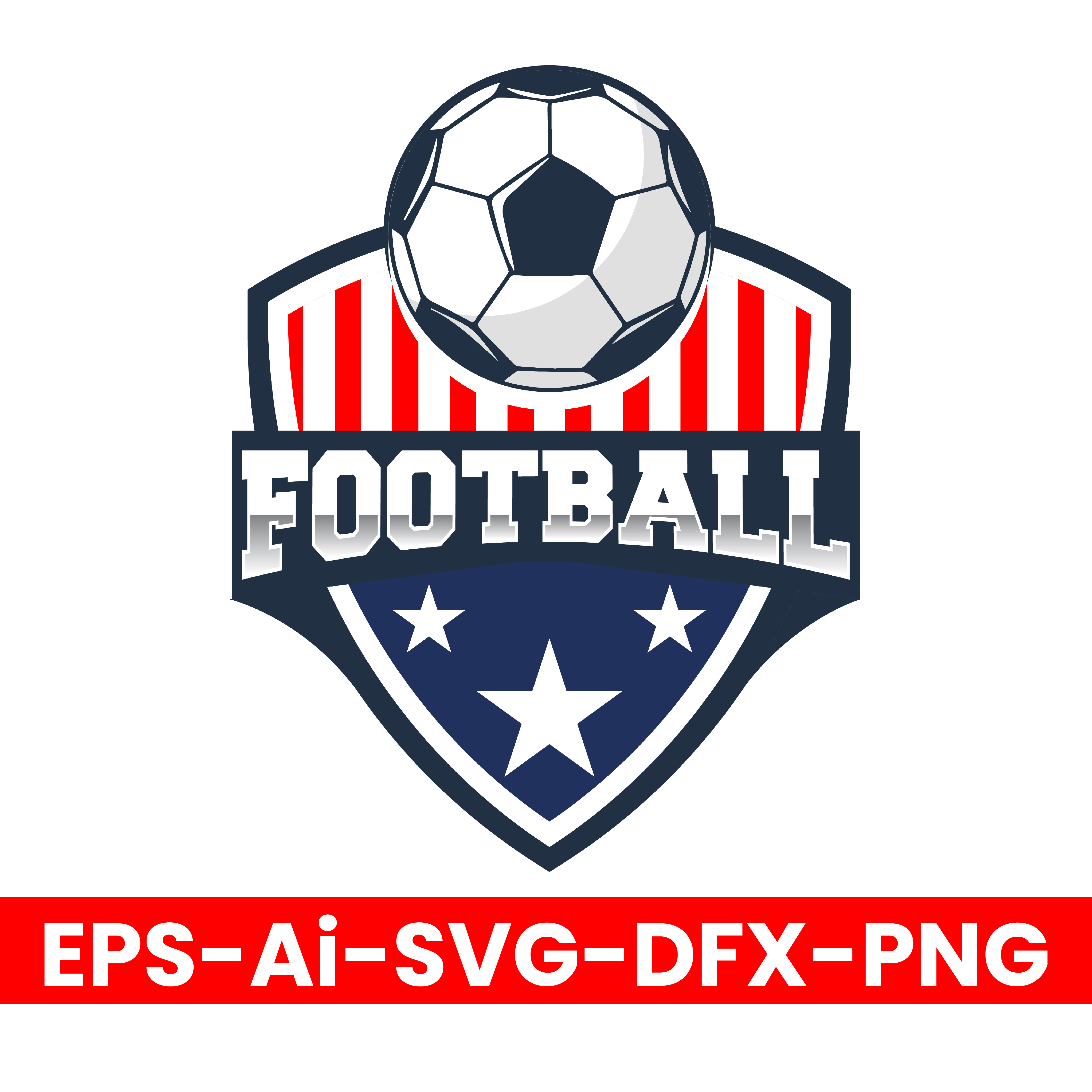 soccer Logo or football club sign Badge. Football logo with | Inspire ...