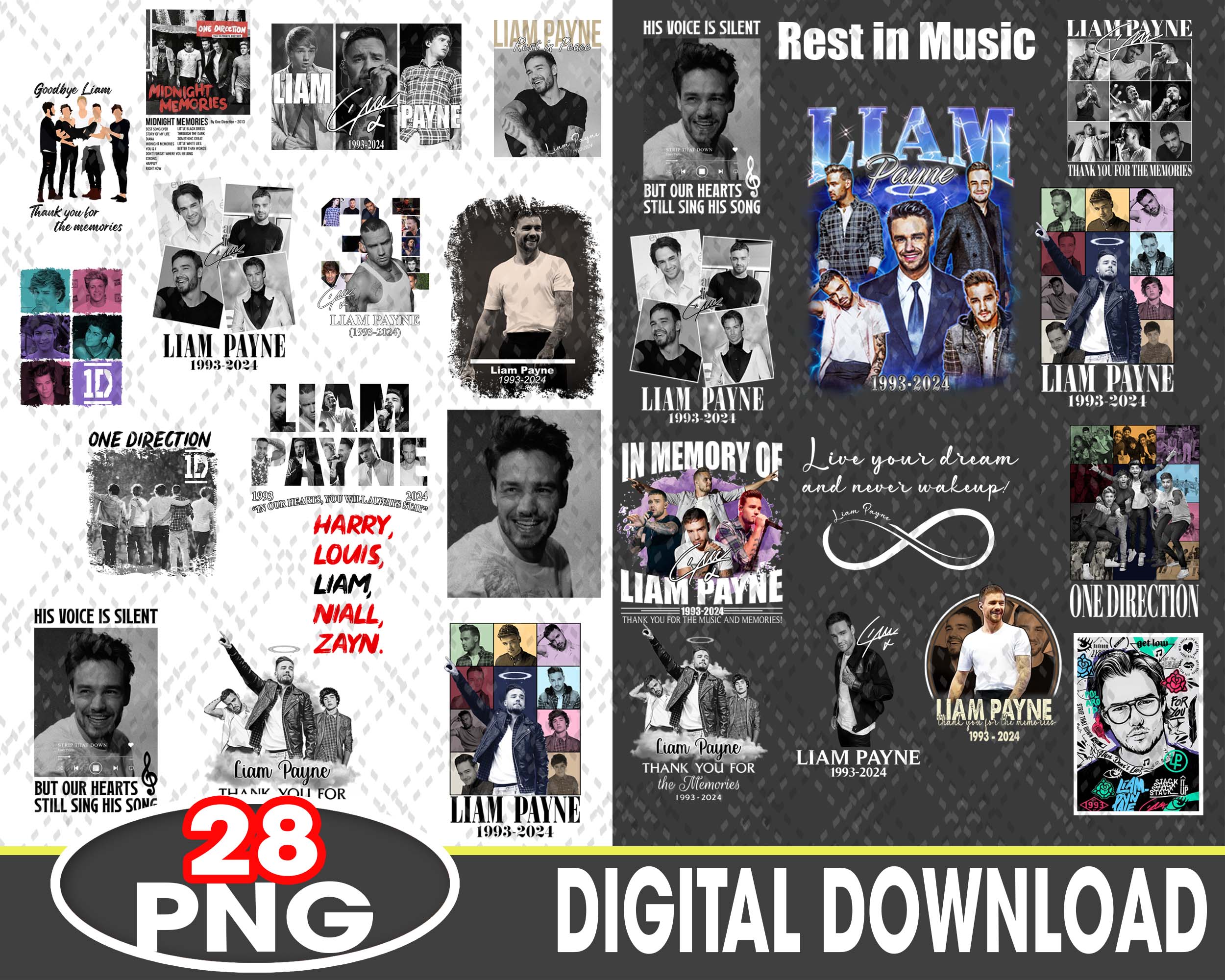 Bundle Rest In Peace Liam Payne Png, RIP Liam Payne 2024 PNG | Inspire ...