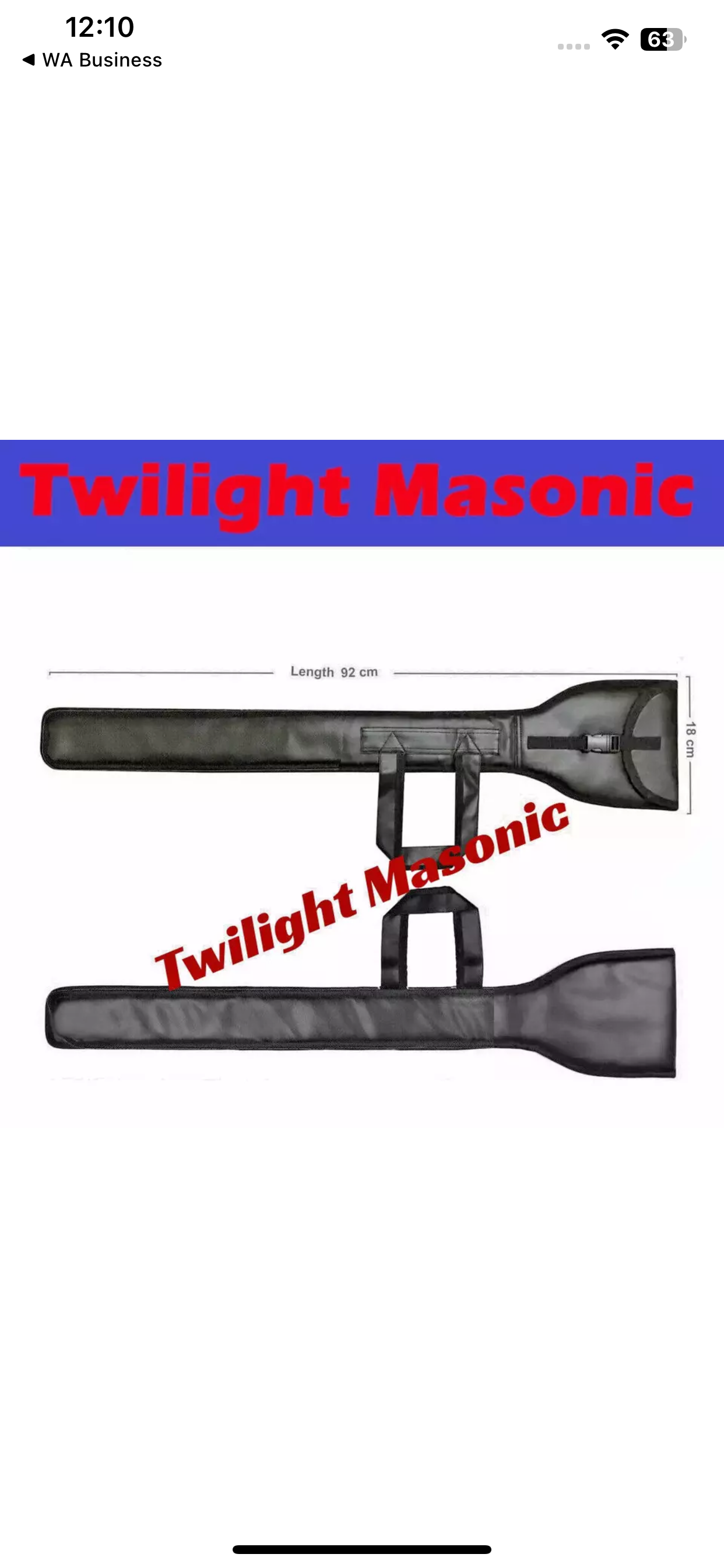 MASONIC KNIGHT TEMPLAR (KT) SWORD CASE | Inspire Uplift