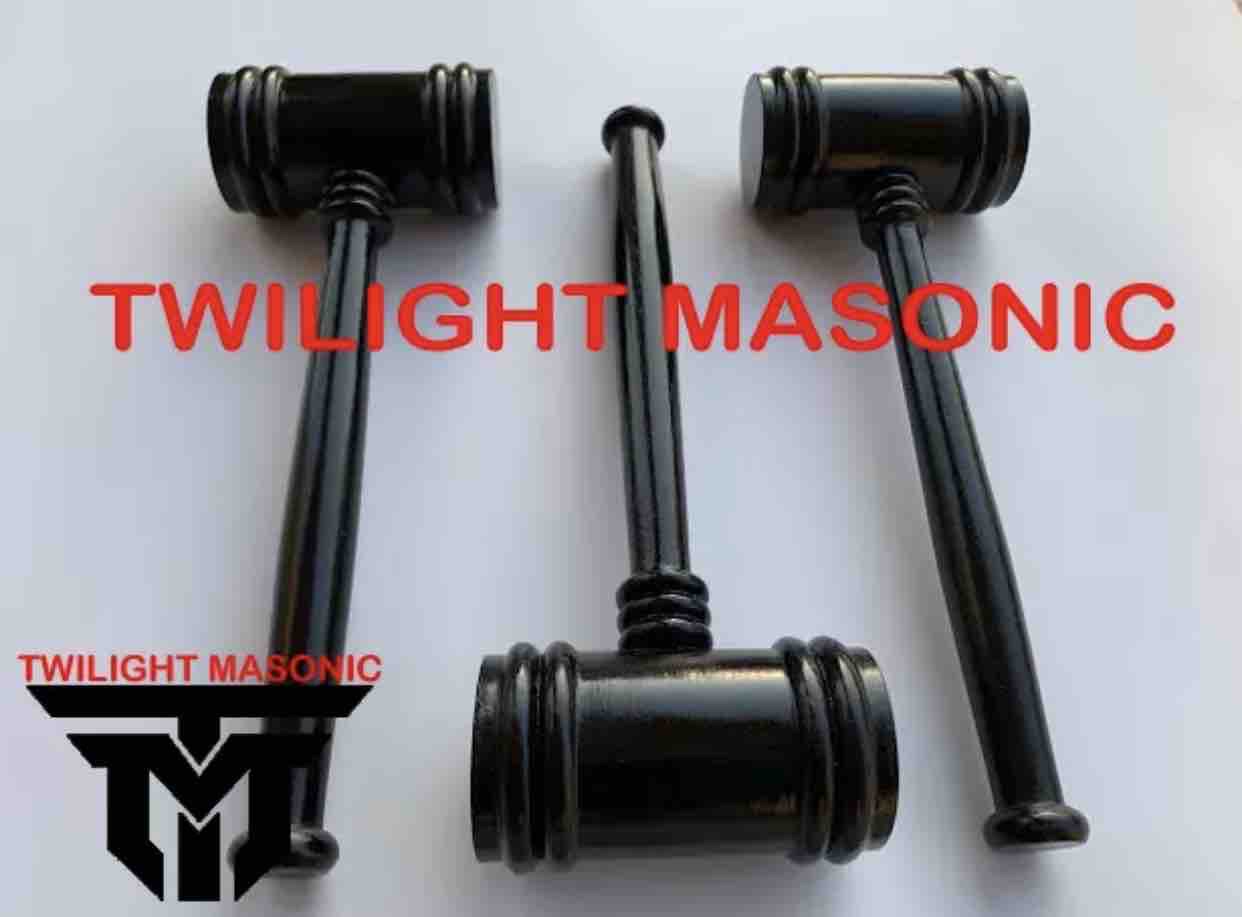 Handmade Wooden Black Gavel (pack Of 3) | Inspire Uplift