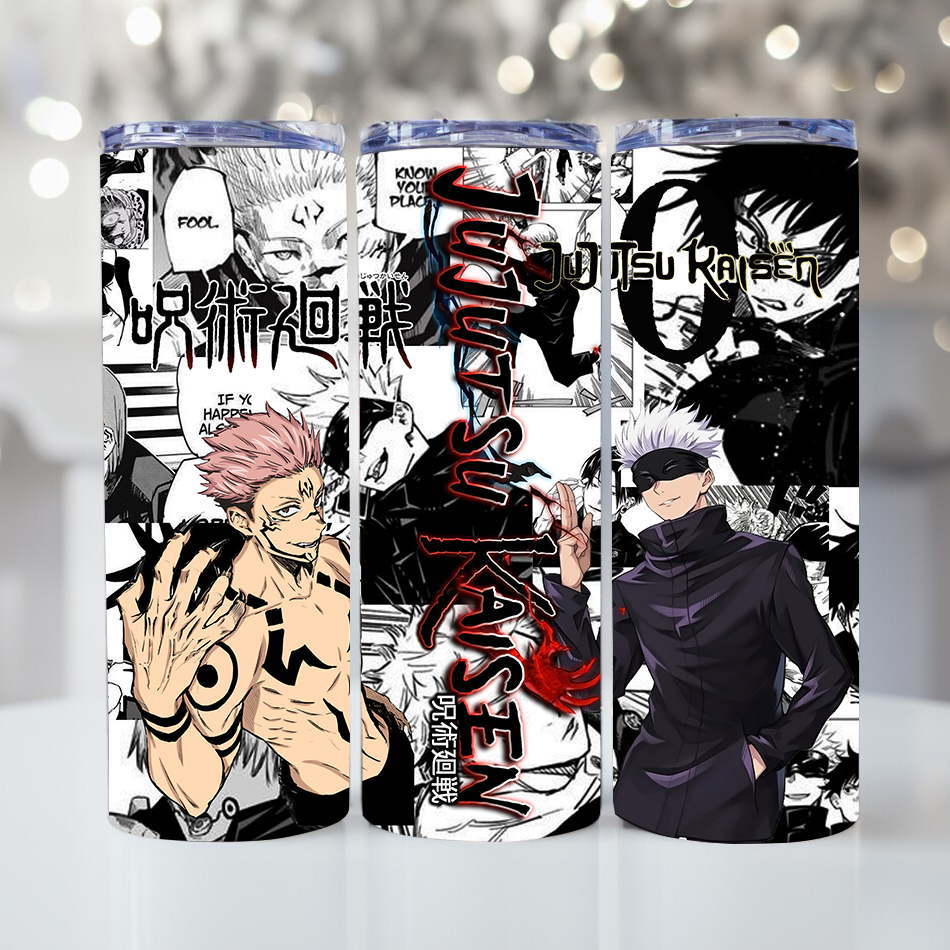 Tumbler wraps 20 oz & 30 oz Digital Sublimation | Anime wrap | Inspire ...