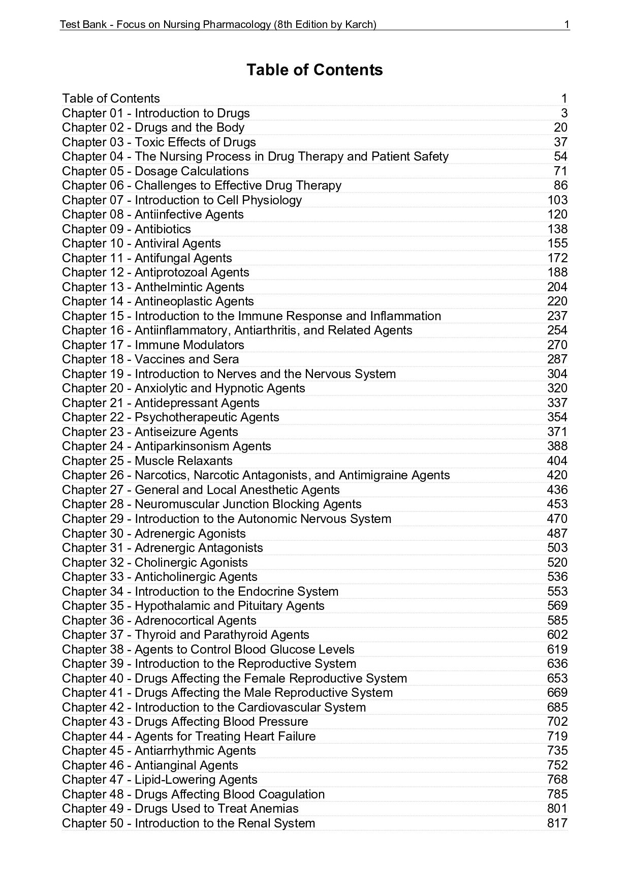 Focus on Nursing Pharmacology 8th Edition Karch | Inspire Uplift