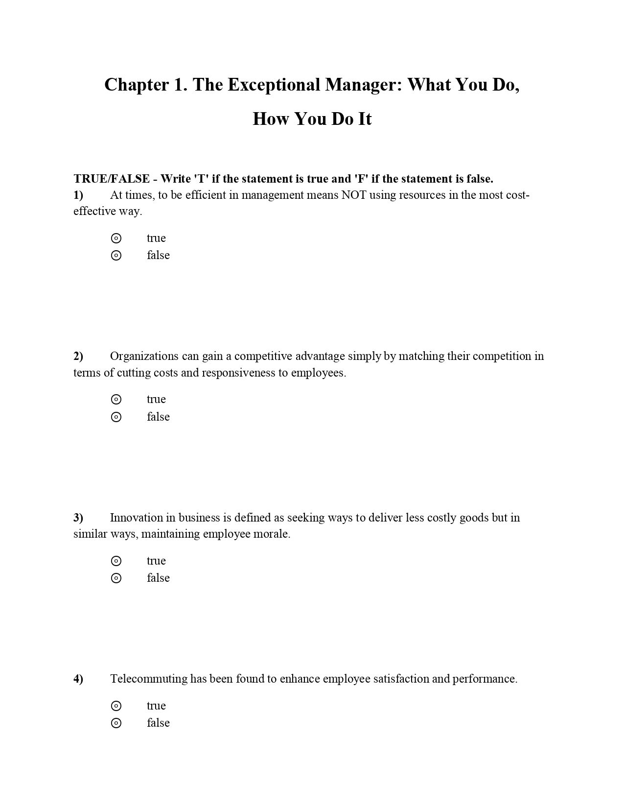 Test Bank Management A Practical Introduction 10th Edition b | Inspire ...