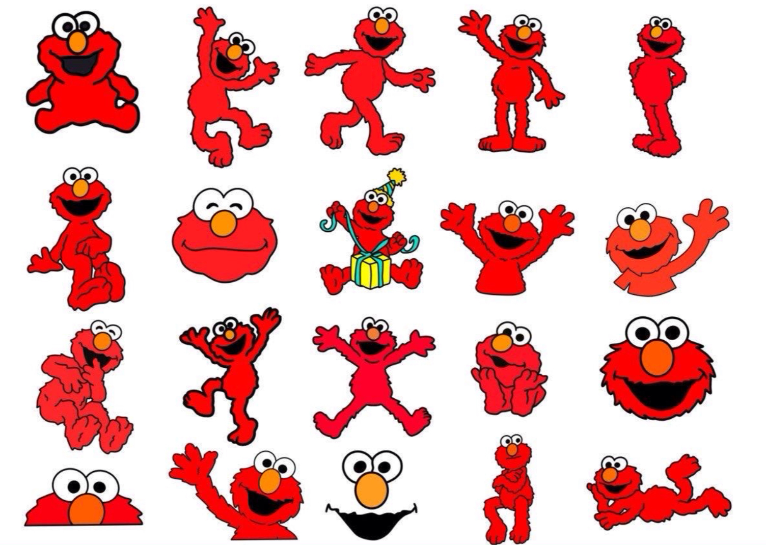 Sesame Street Characters Clipart | Inspire Uplift
