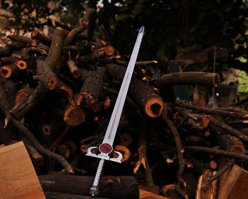 Custom made Thundercat Lionio Sword, Holy swords, Sword Wall | Inspire ...