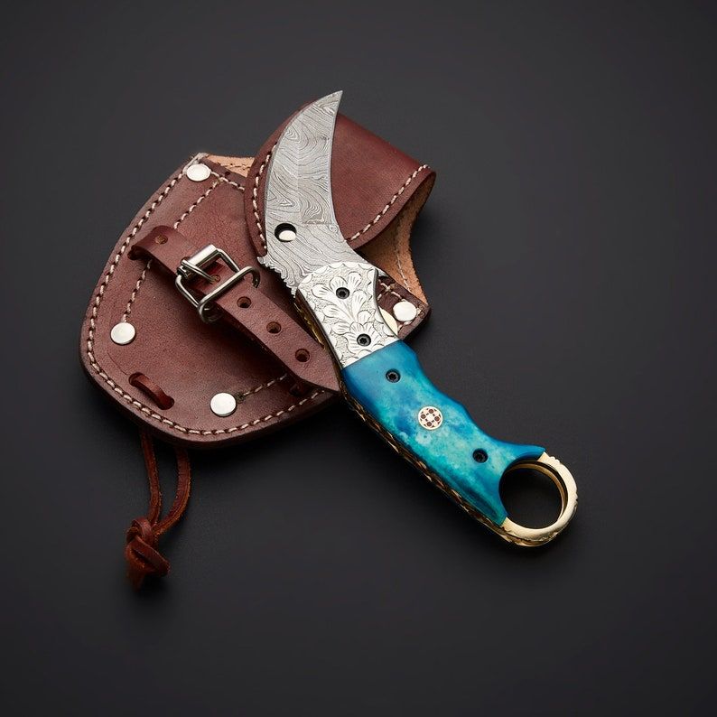 THE KARAMBIT Folding Knife - Custom Handmade - Everyday carr | Inspire ...