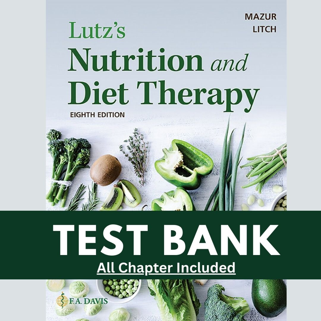 Lutz's Nutrition and Diet Therapy 8th Edition By Mazur Litch | Inspire ...