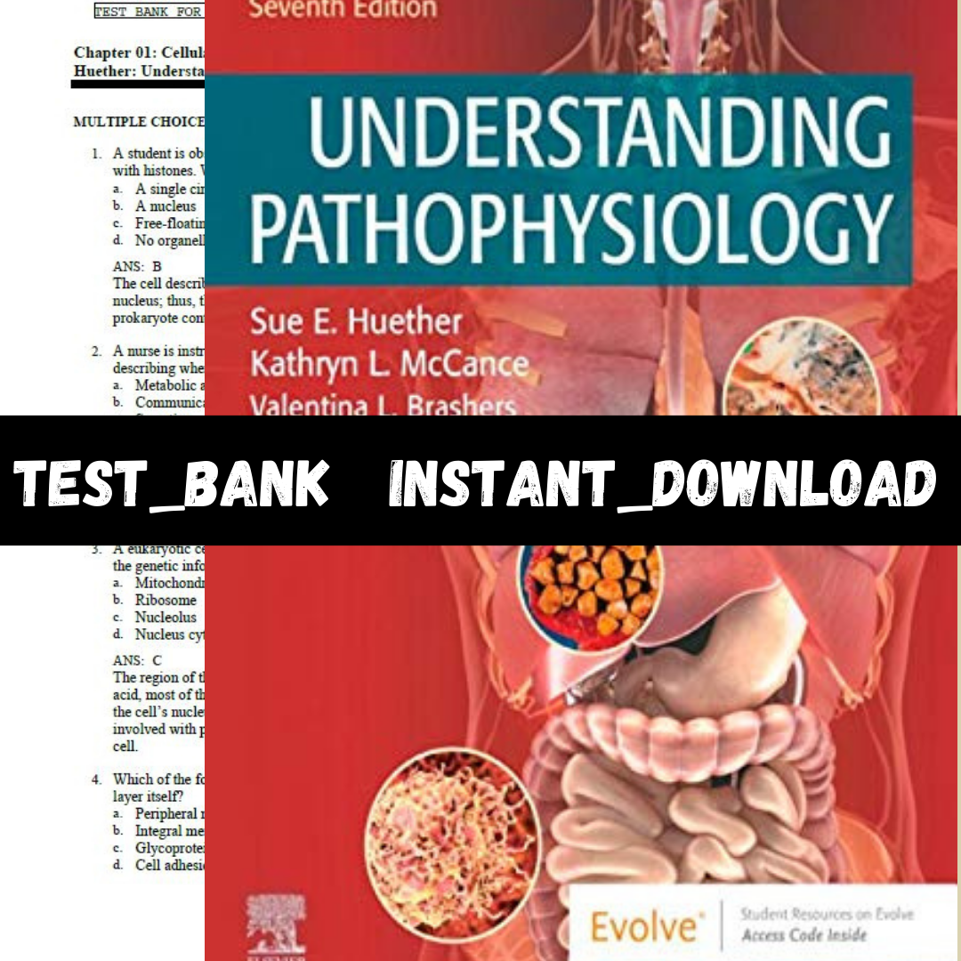 Test Bank for Understanding Pathophysiology 7th Edition by S | Inspire ...
