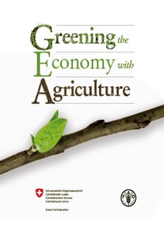 Greening The Economy With Agriculture - Food And Agriculture | Inspire ...