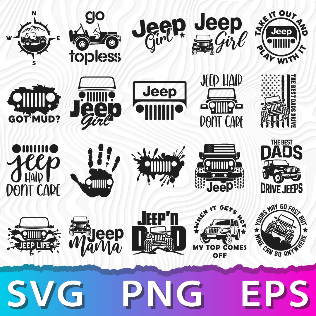 Jeep SVG, Jeep Decals SVG, Cricut Jeep Designs, Jeep Cricut | Inspire ...