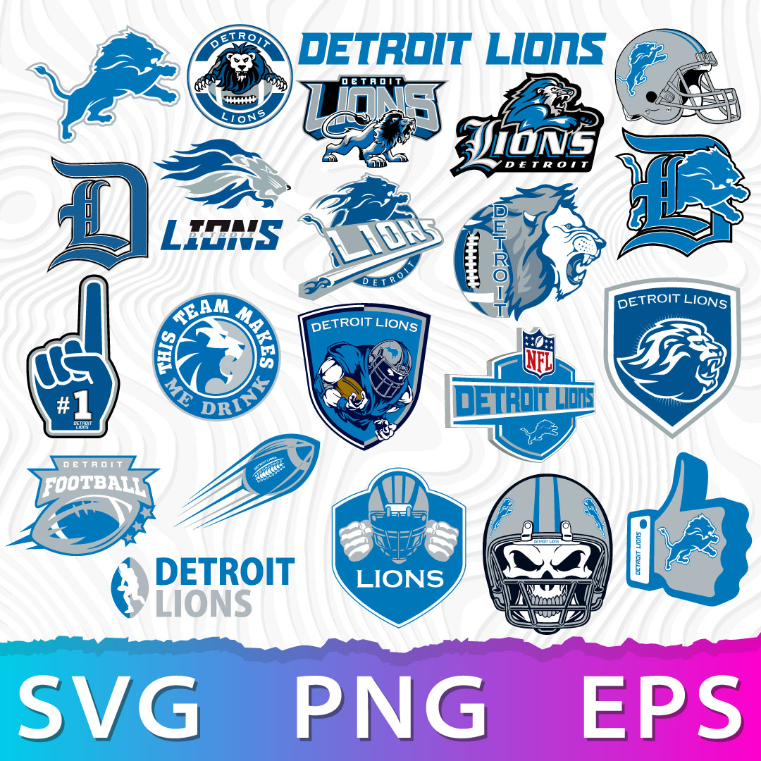 Detroit Lions Logo SVG, NFL Lions Logo, Detroit Lions PNG, D | Inspire ...