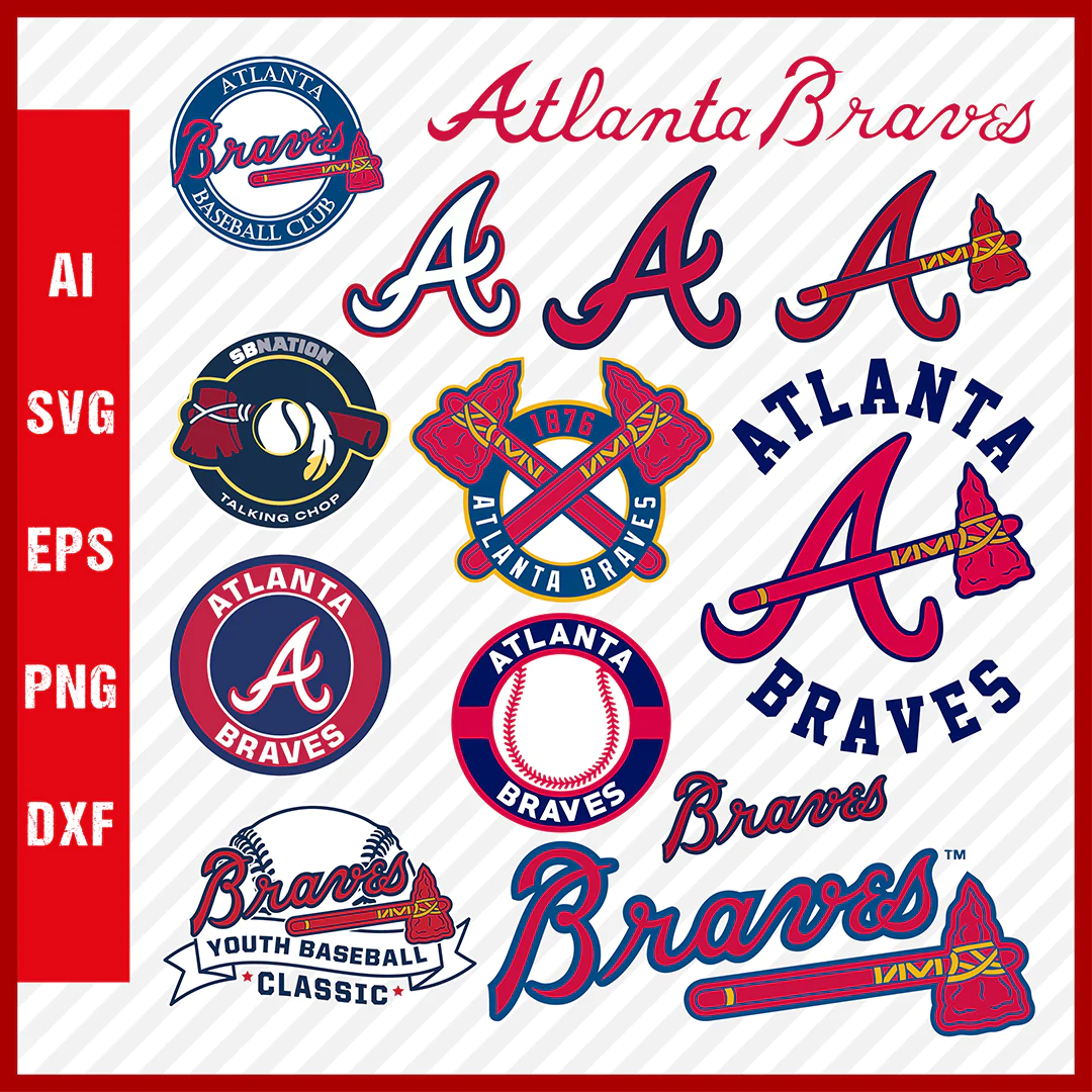 Atlanta Braves Logo, Braves Svg Cut Files, Layered Svg Files | Inspire ...
