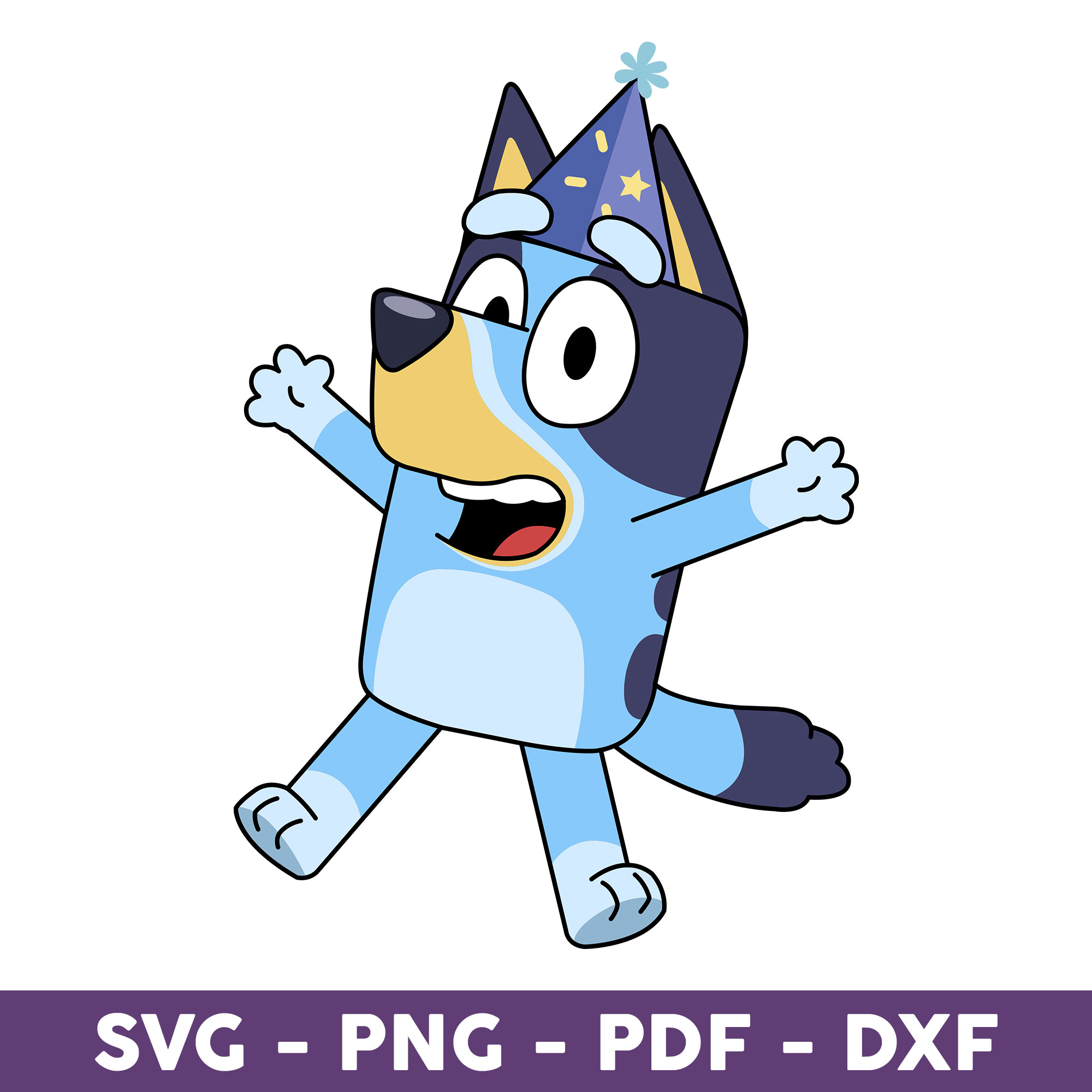 Bluey Png, Bluey Birthday Party Png, Bluey, Circut, Birthday | Inspire ...