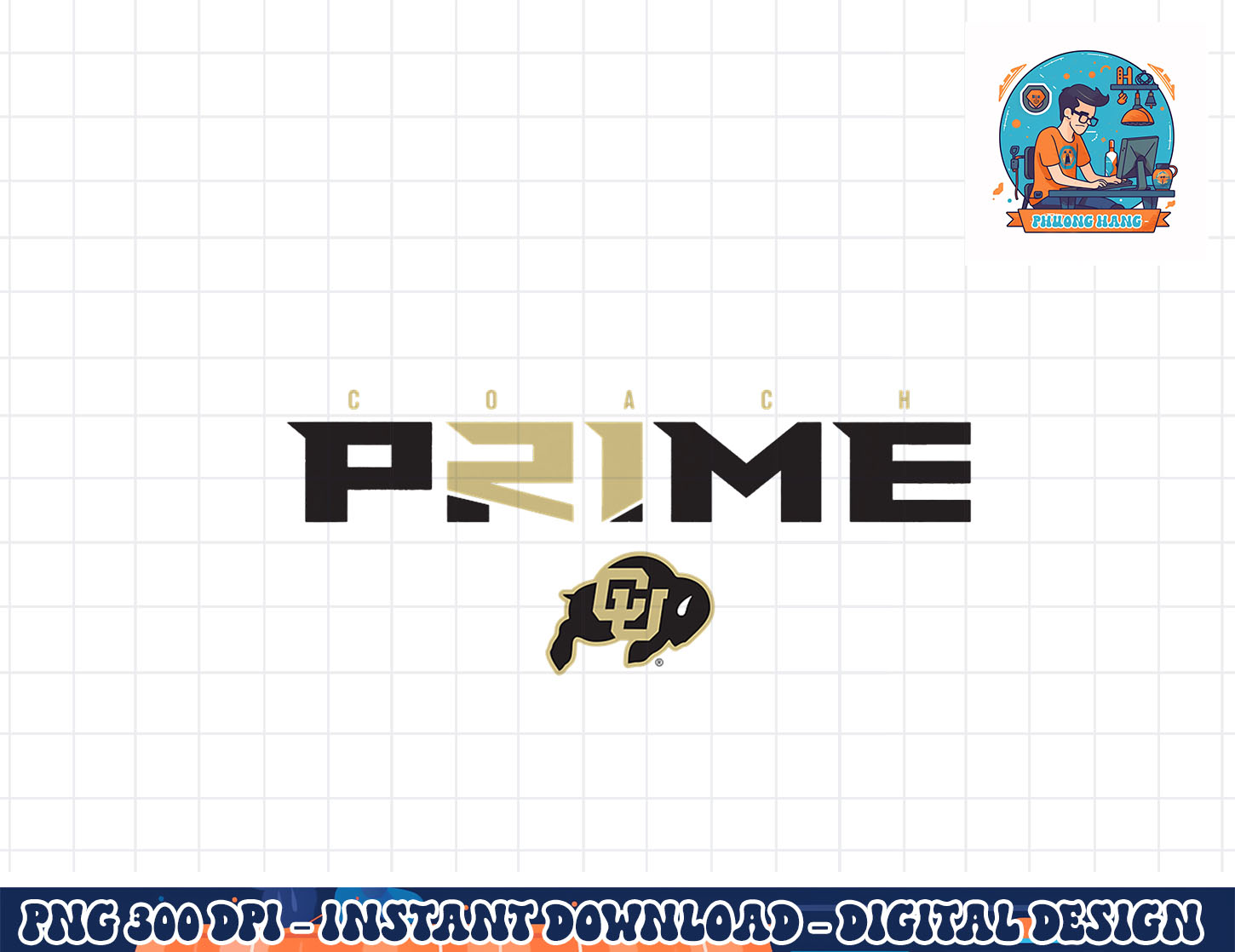 Coach Prime Colorado Buffaloes Officially Licensed png, sub | Inspire ...
