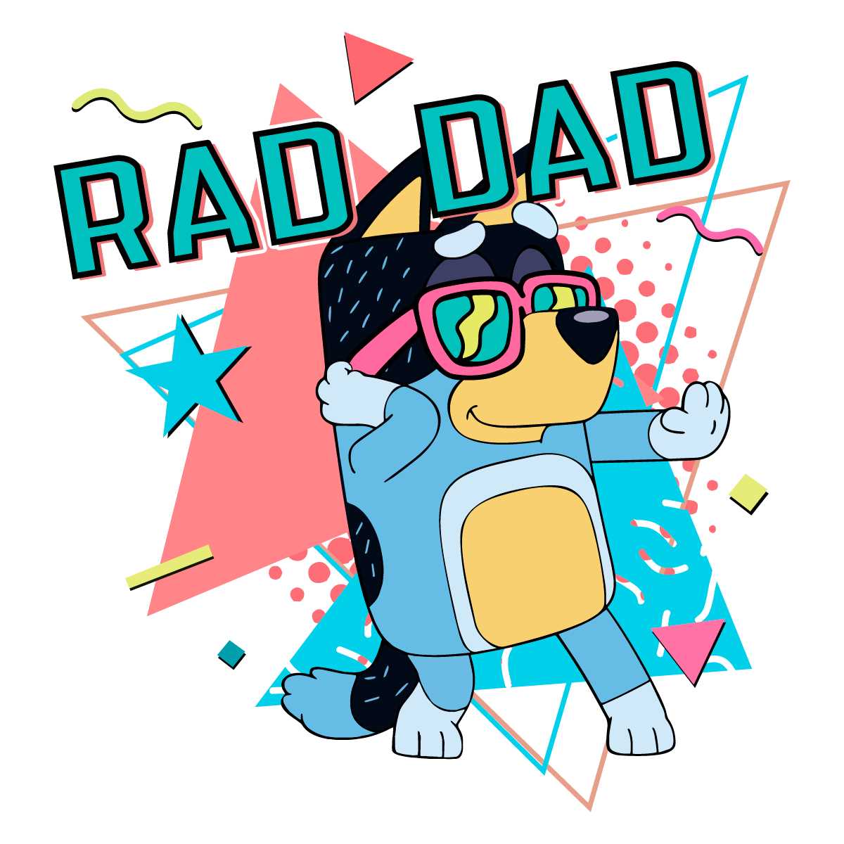 Rad Dad Bluey SVG PNG Bluey Dad Life SVG Cricut For Files De | Inspire ...