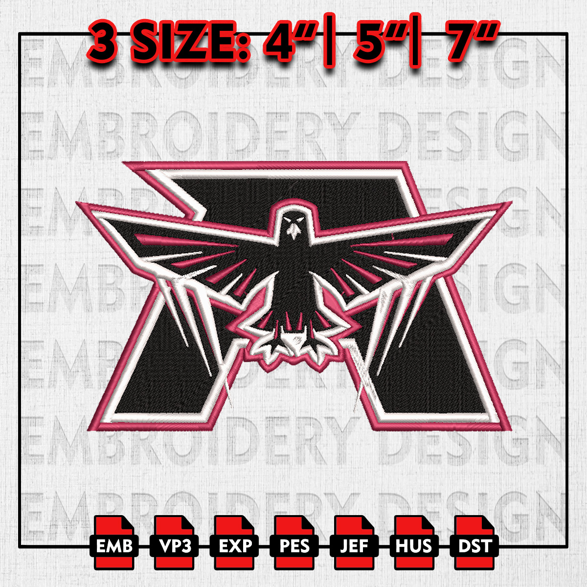 Atlanta Falcons Embroidery file, NFL teams Embroidery Design | Inspire ...