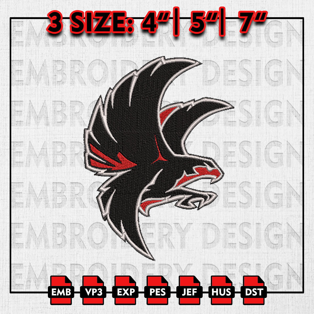 NFL Atlanta Falcons Embroidery file, NFL teams Embroidery De | Inspire ...