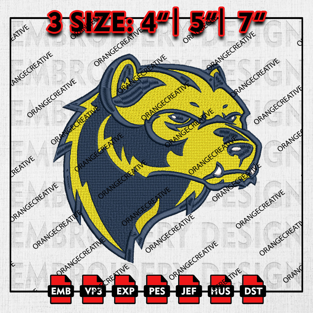 Michigan Wolverines Logo Embroidery file, NCAA Embroidery De | Inspire ...