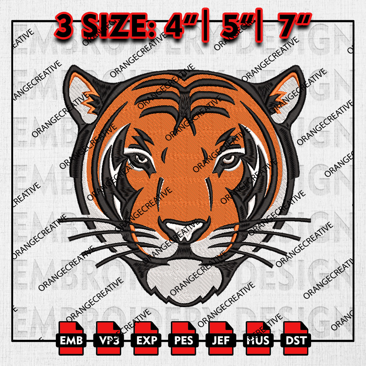 NCAA Princeton Tigers Logo Embroidery file, NCAA Embroidery | Inspire ...