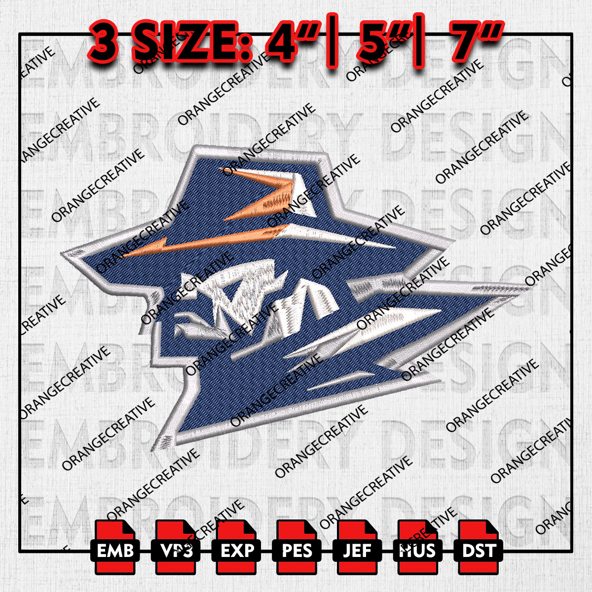 UTEP Miners NCAA Mascot Logo Emb files, NCAA Embroidery Desi | Inspire ...