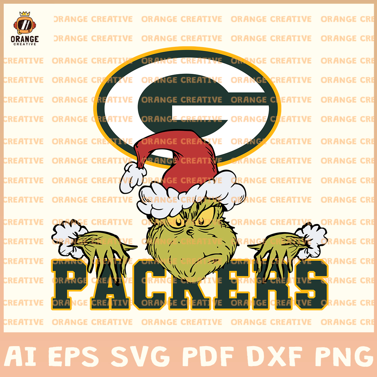 NFL Grinch Green Bay Packers SVG, Grinch svg, NFL SVG Design | Inspire ...