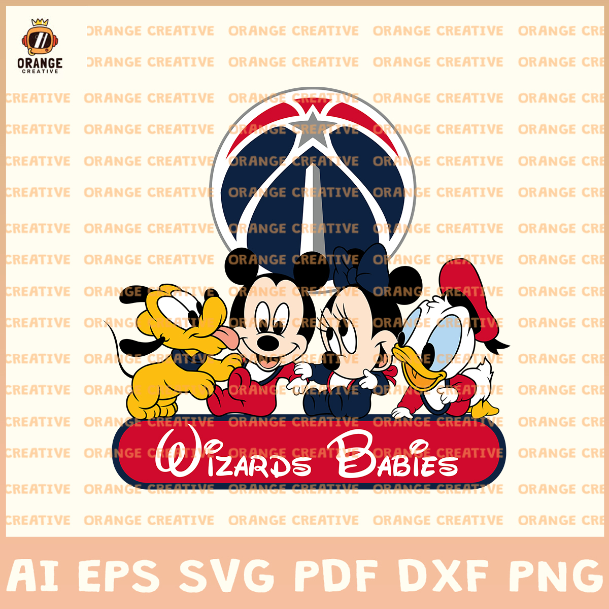 NBA Mickey Babies Washington Wizards SVG, Disney svg, NBA SV | Inspire ...