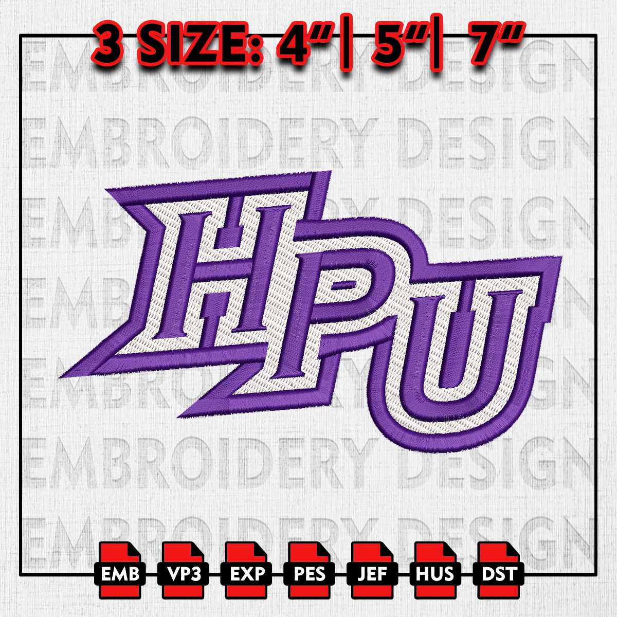 High Point Panthers Embroidery files, NCAA D1 teams Embroide | Inspire ...