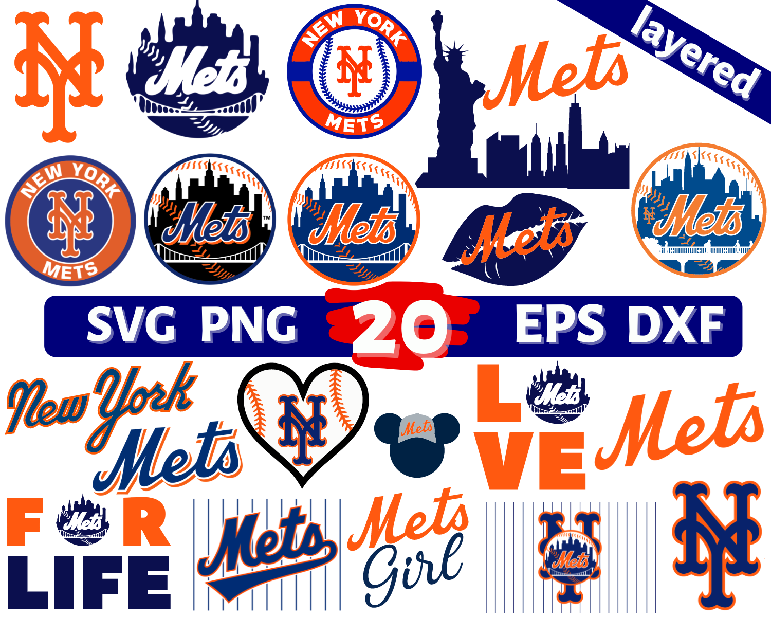New York Mets svg, New York Mets png, New York Mets logo, Ne | Inspire ...