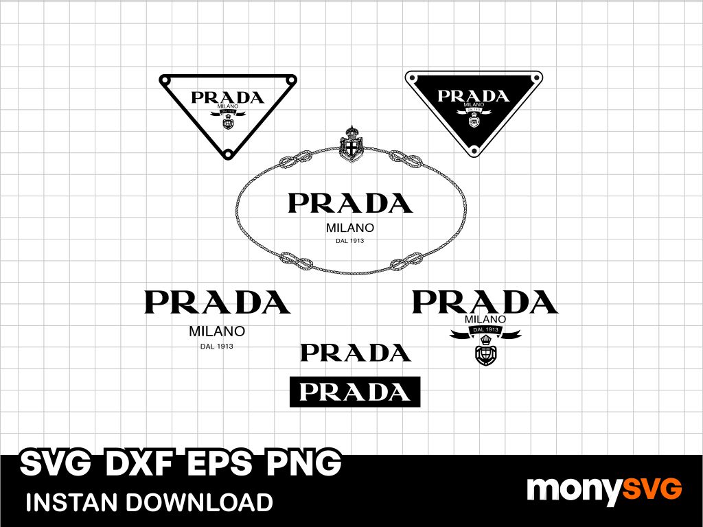 Prada logo SVG bundle | Inspire Uplift