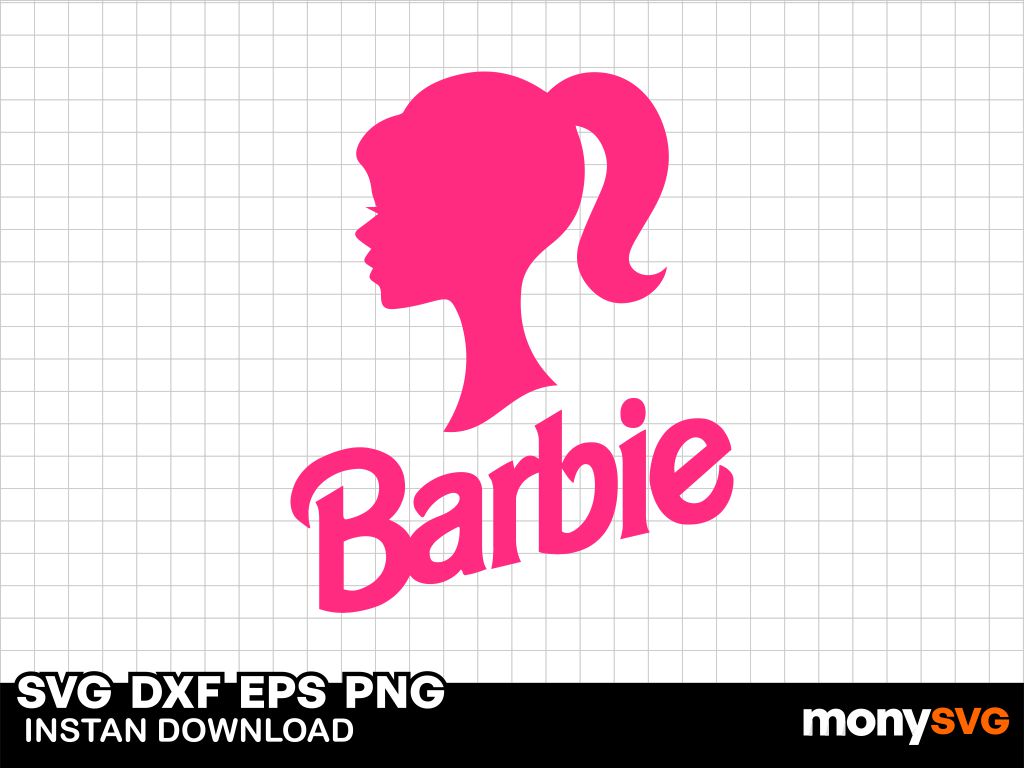Barbie head SVG | Inspire Uplift