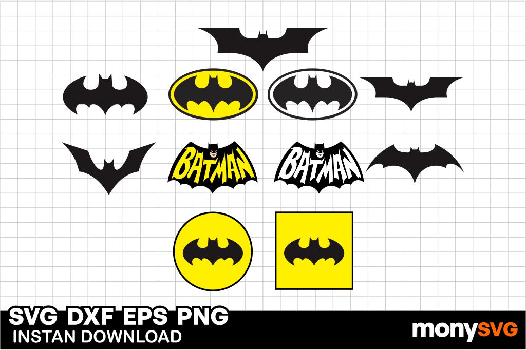 Batman Logo SVG Bundle | Inspire Uplift