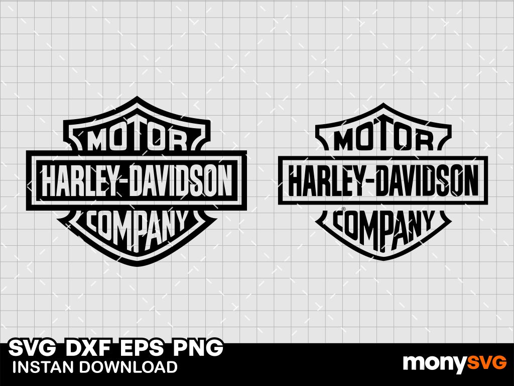 Harley Davidson Logo Silhouette SVG | Inspire Uplift