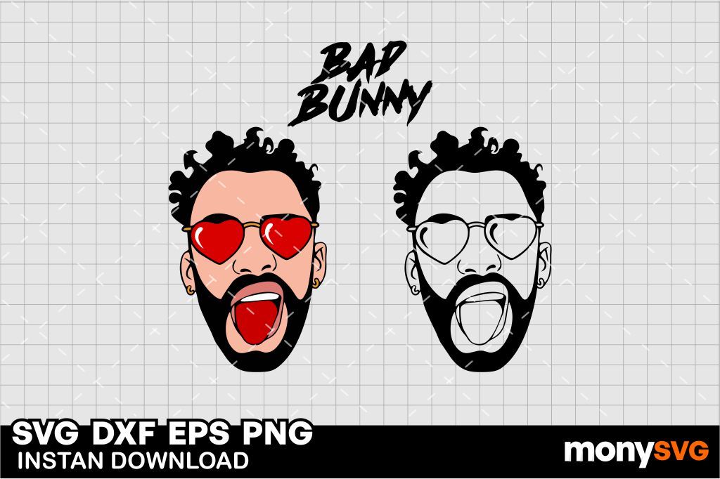 Bad Bunny SVG | Inspire Uplift