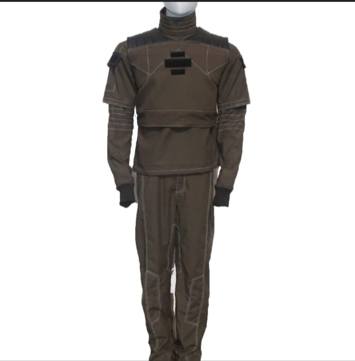 Mandalorian StarWar Costumes Cosplayu Bounty Hunter Brown Fl | Inspire ...