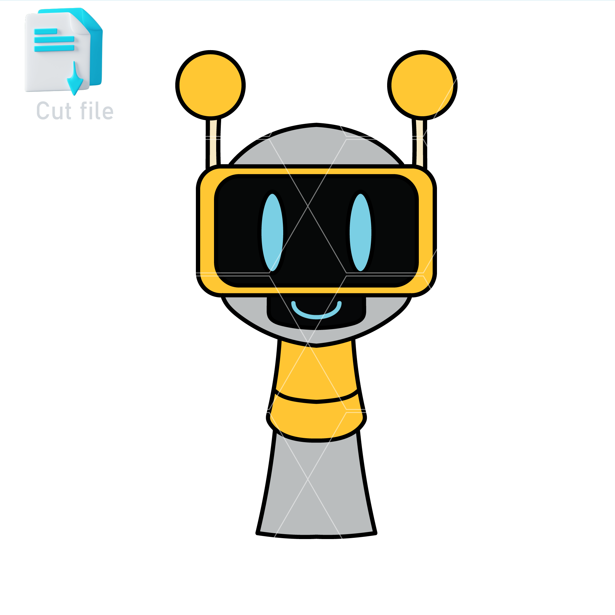 Sprunki Increedibox SVG,PNG,INk, Fun Bot SVG Cut file Editab | Inspire ...