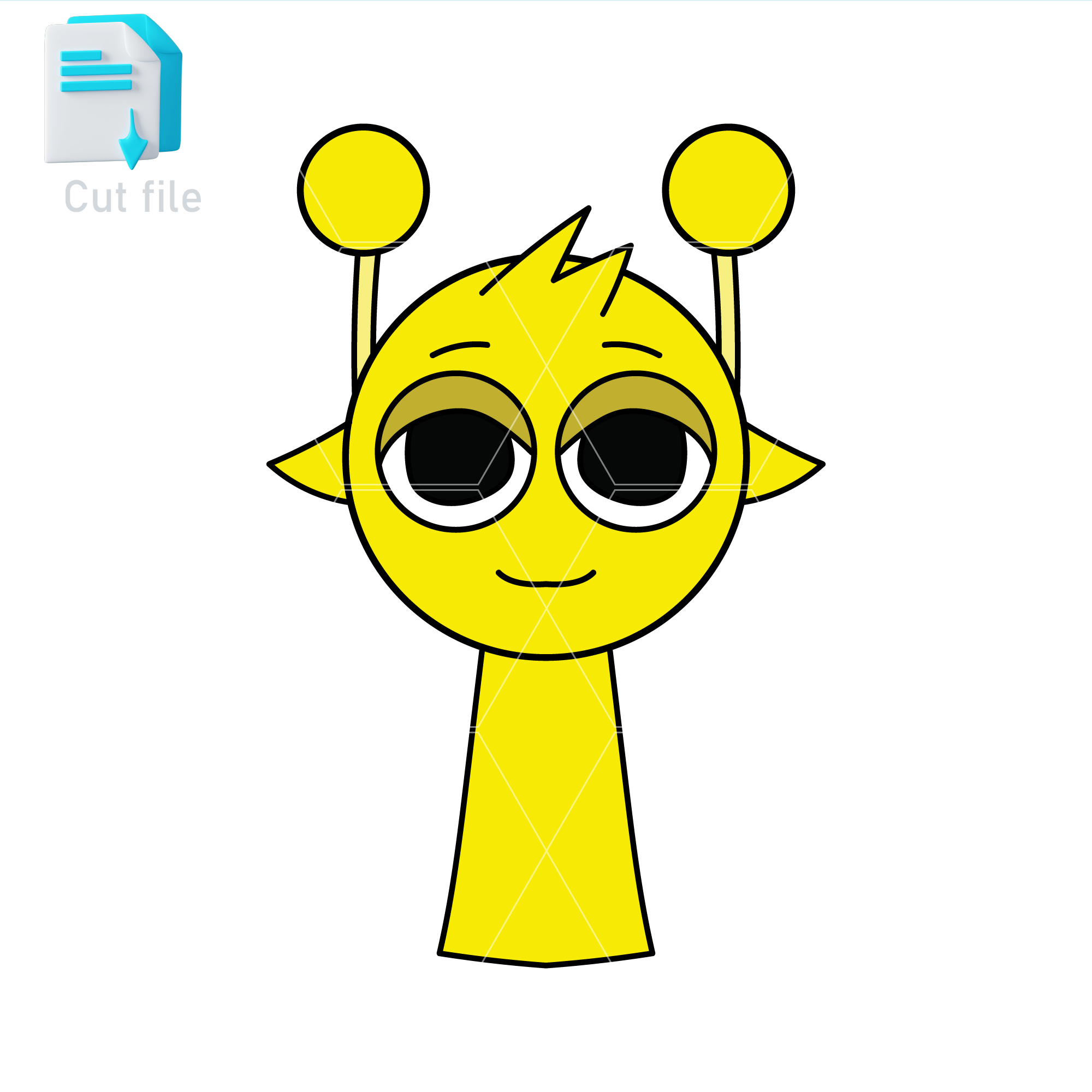 Sprunki Increedibox SVG,PNG,INk,Simon Cut file Editable to u | Inspire ...