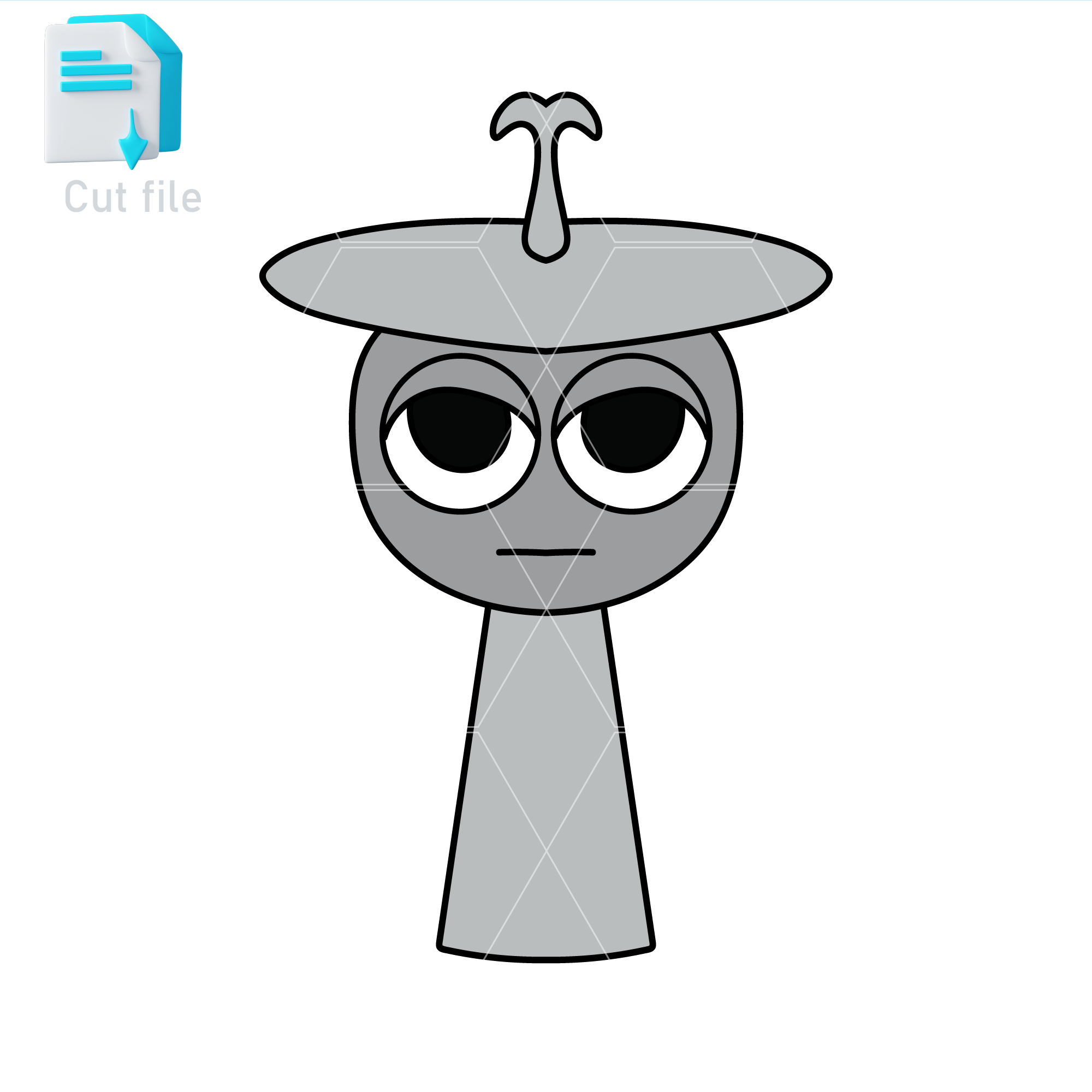 Sprunki Increedibox SVG,PNG,INk,Silver Clukr Cut file Editab | Inspire ...