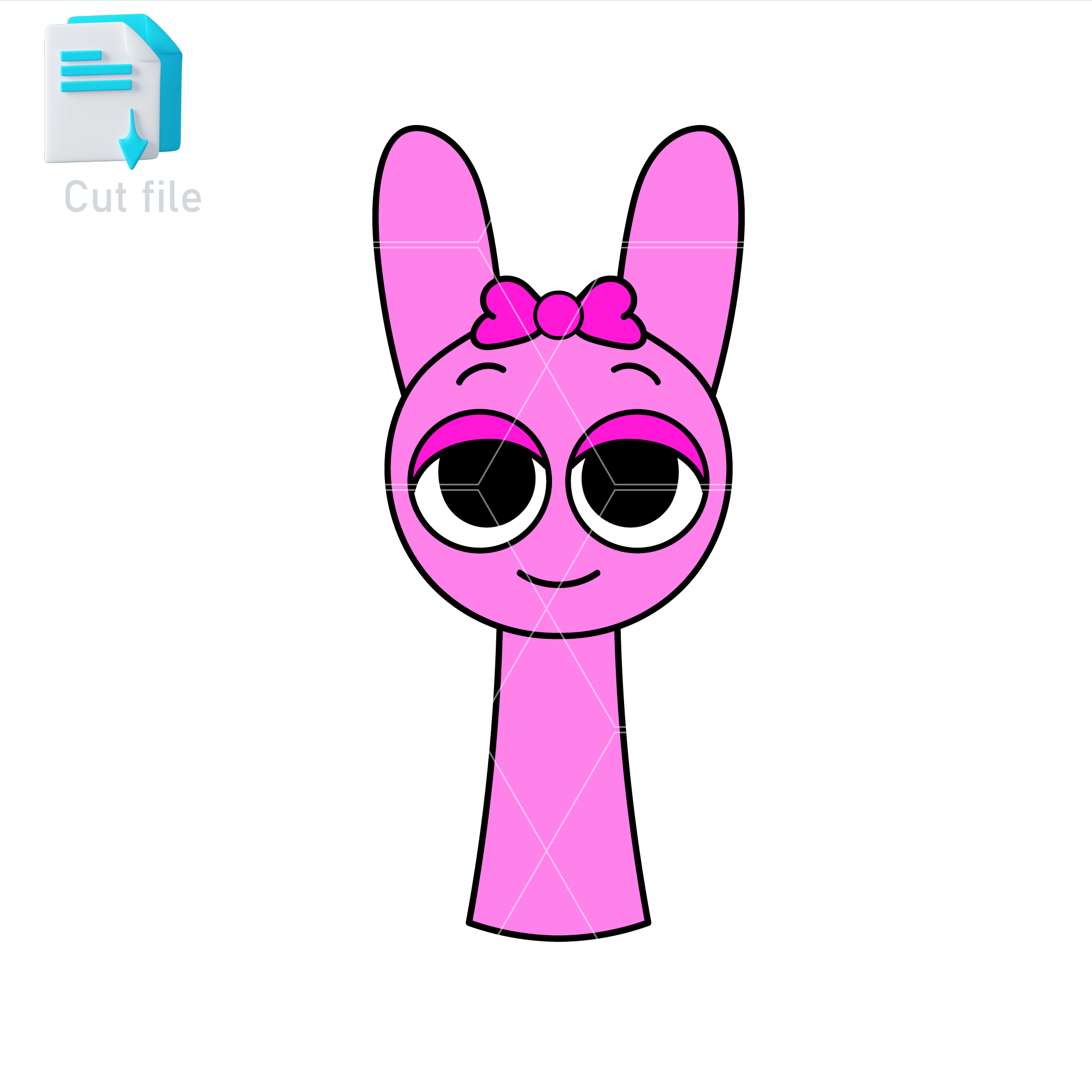 Sprunki Increedibox SVG,PNG,INk,Pinki Cut file Editable to u | Inspire ...